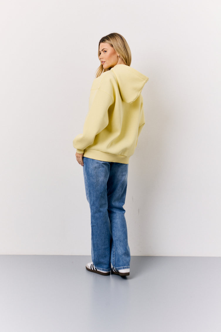 Yellow Graphic Oversized Hoodie – InTheStyle