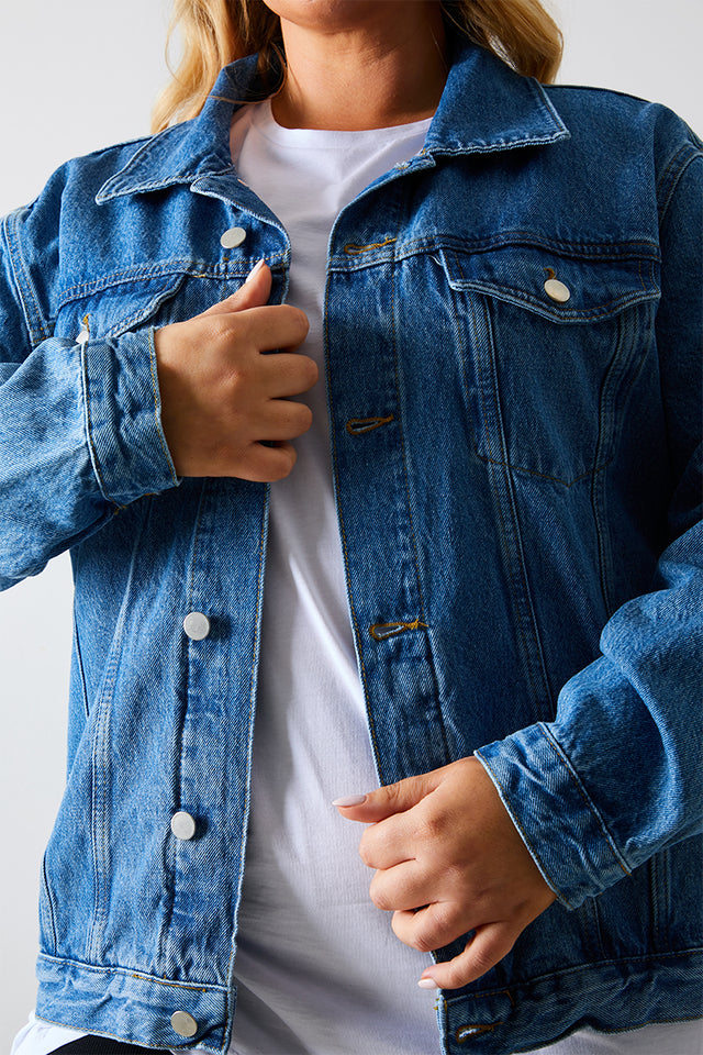 Blue Denim Jacket – InTheStyle