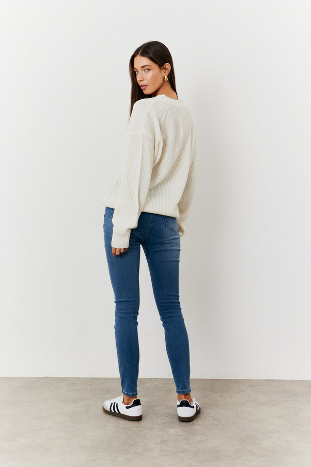 Button Front Knit Cardigan – InTheStyle