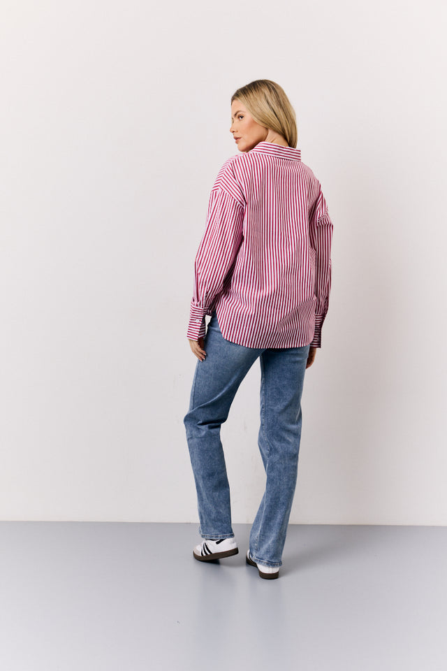 Red Stripe Shirt – InTheStyle