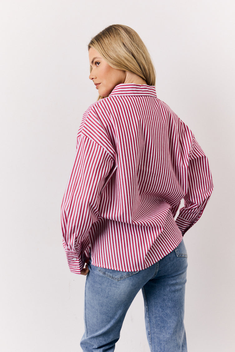 Red Stripe Shirt – InTheStyle