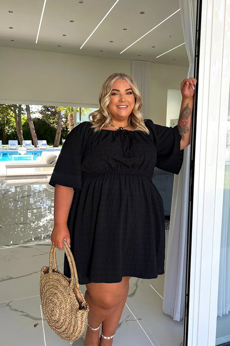Milkmaid Style Floaty Sleeve Mini Dress – InTheStyle